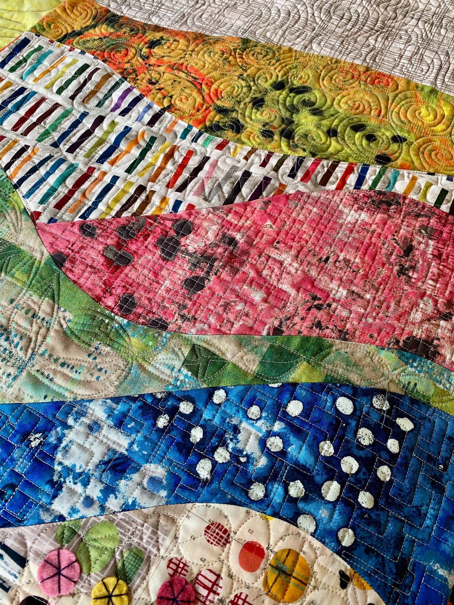 Meandering Landscape - by Jo Avery - The Stitch Gathering