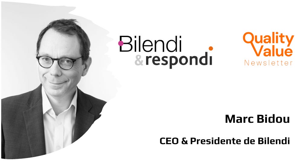 Marc Bidou (CEO de Bilendi) responde - Quality Value