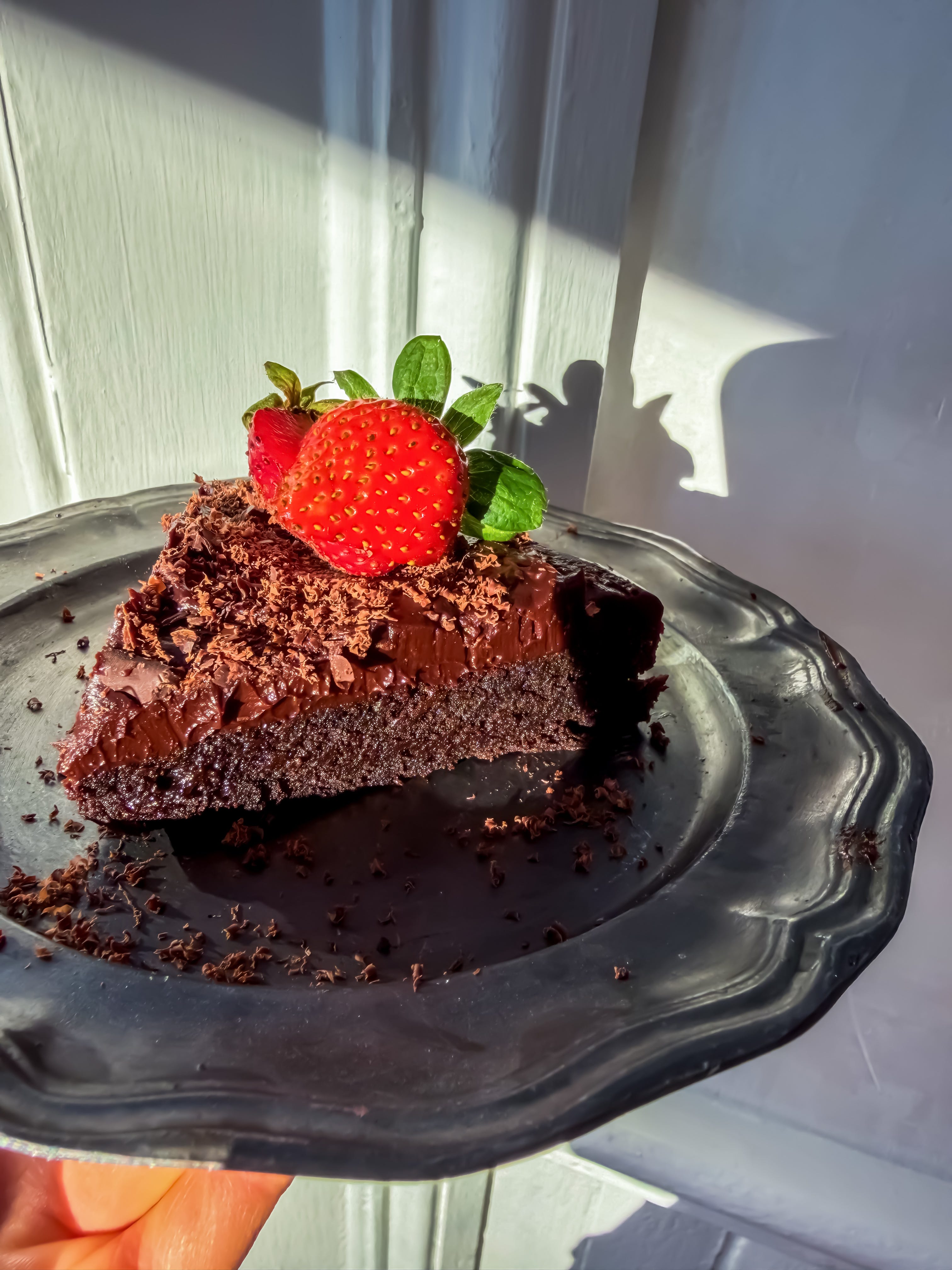 Fudgy Flourless Chocolate Cake - Ashley Manila