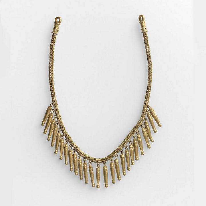 The Origin & History of Chain Necklaces - by Ashley Volbeda