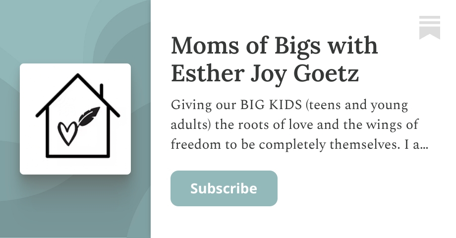 Moms of Bigs Substack | Esther Goetz (Moms of Bigs) | Substack
