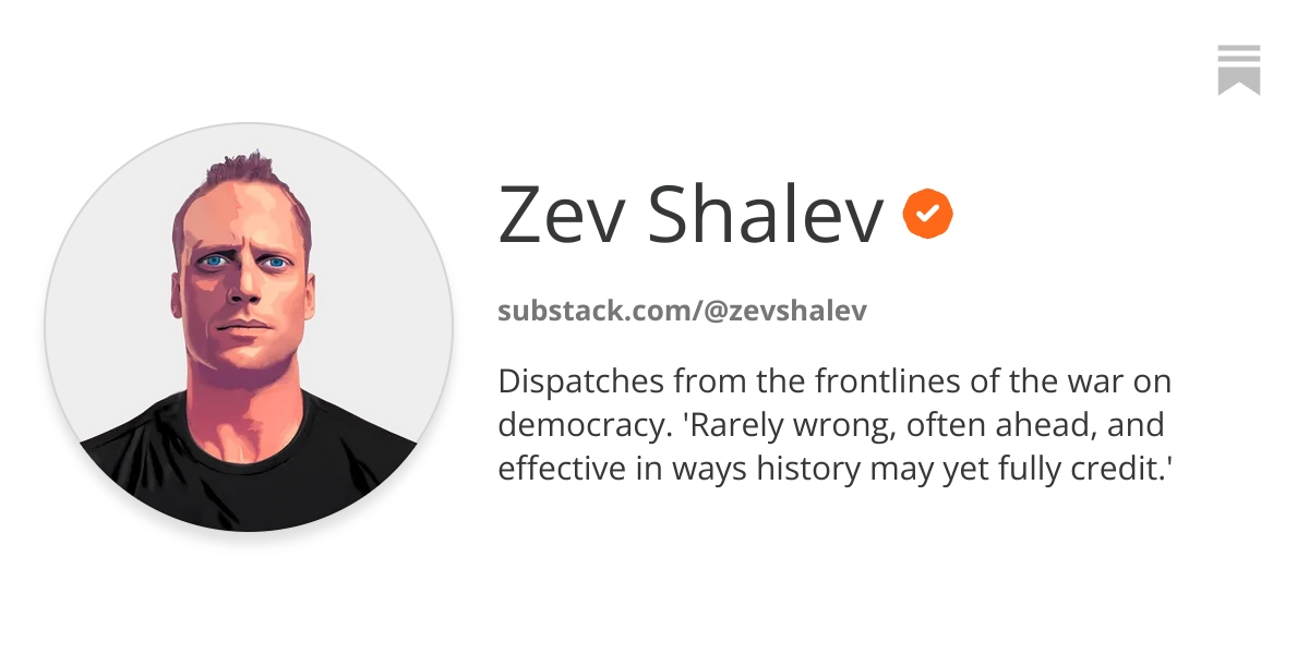 Zev Shalev | Substack
