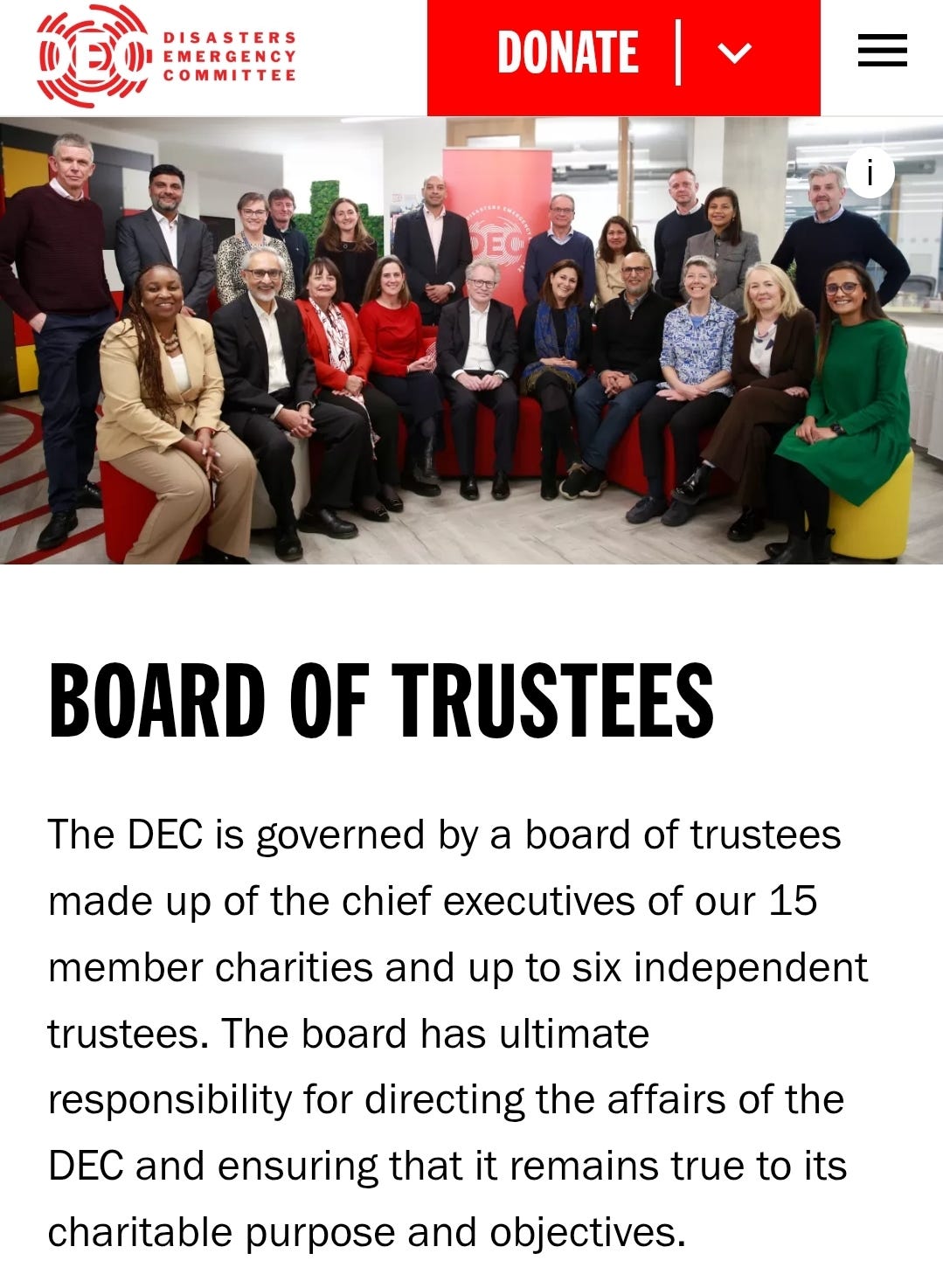 DEC - The DEC was formed in 1963 to help aid agencies and other ...