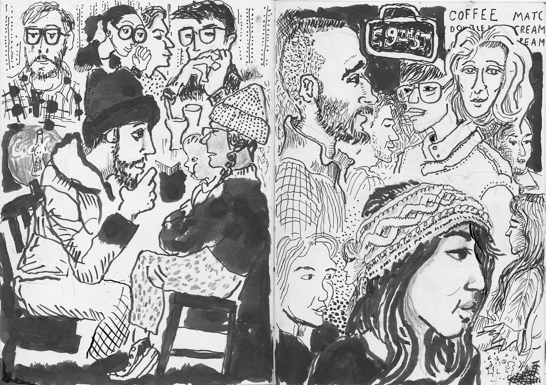How to draw a scene … when everyone around you is MOVING