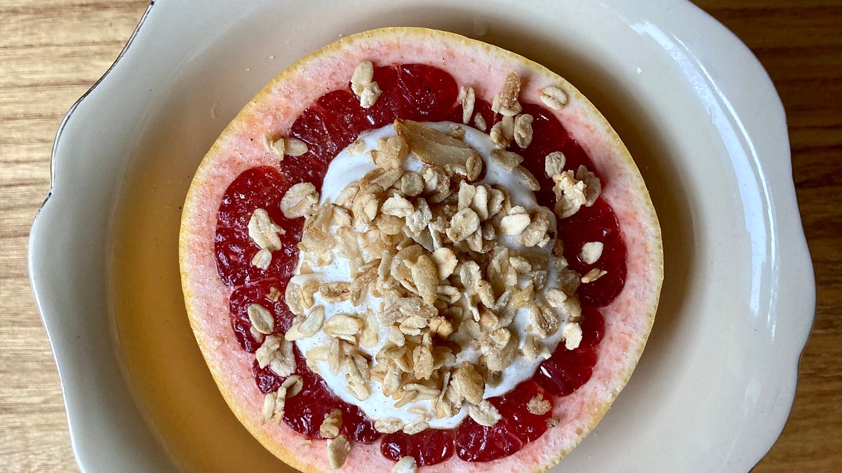 grapefruit half moon