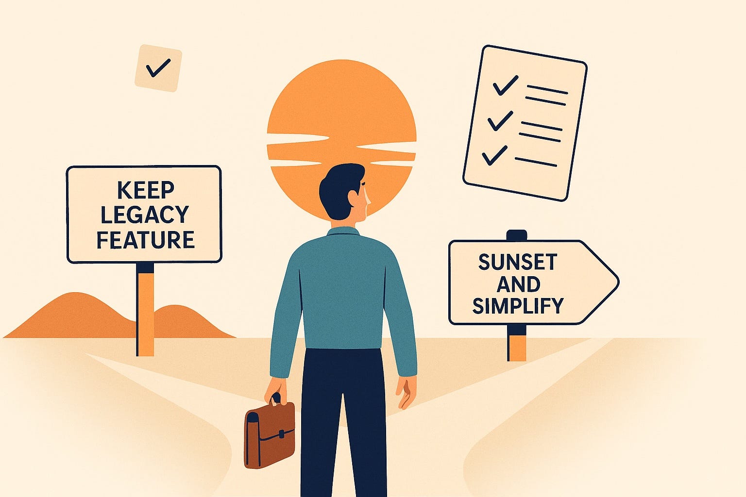 Sunsetting a Feature: A Checklist for Product Managers