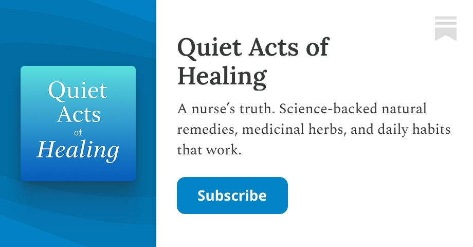 Quiet Acts of Healing | Mary Ann Rollano RN | Substack