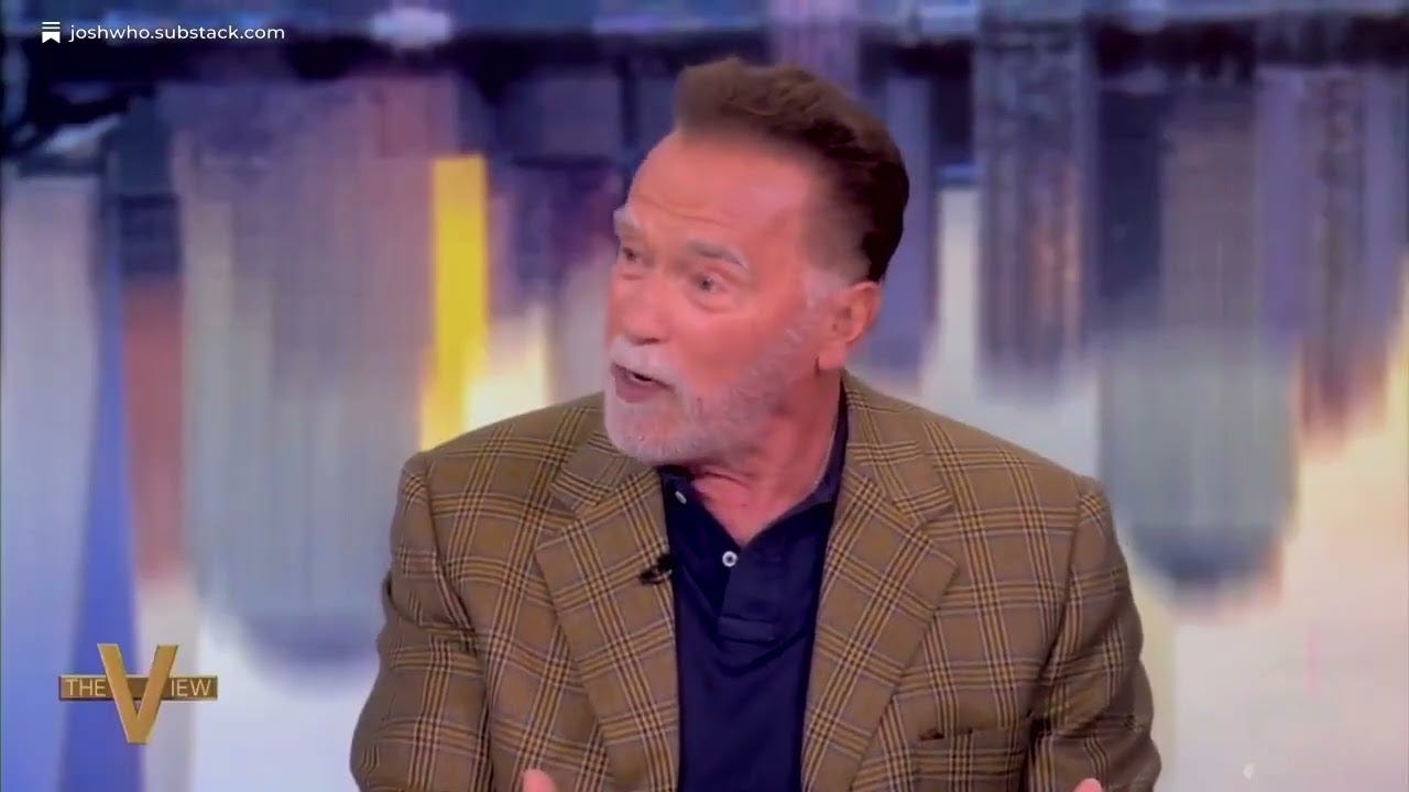 Arnold leaves the vile cast of the The View stunned when he said this😱 ...