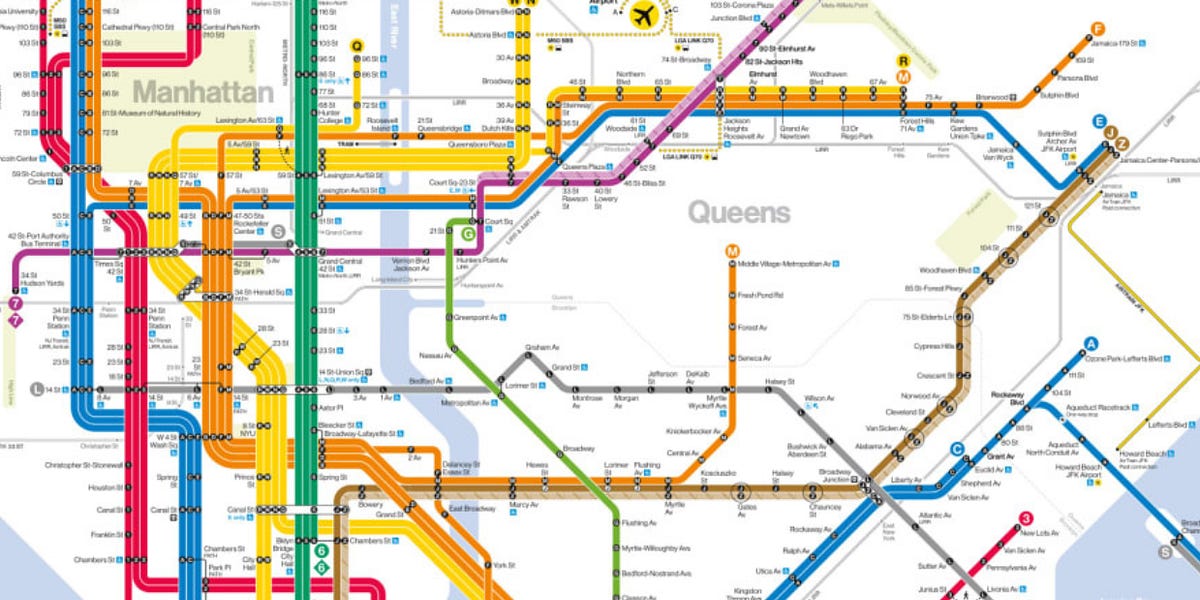 The newly redesigned New York City subway map is here and it was made ...