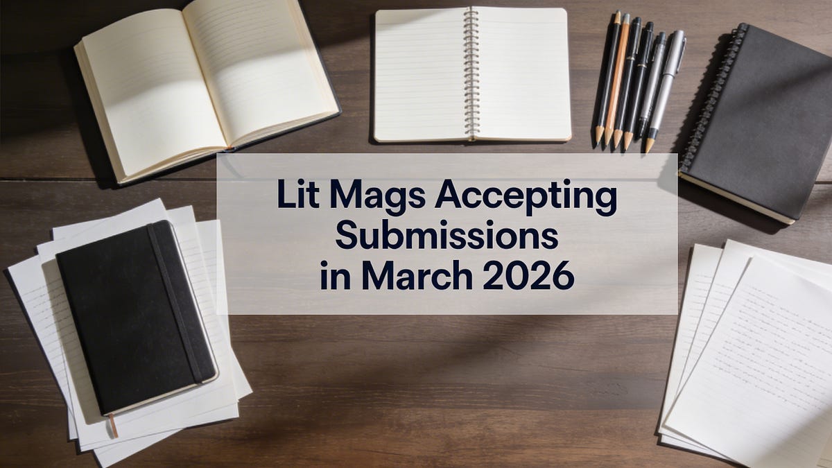 Lit Mags Accepting Submissions in March 2026