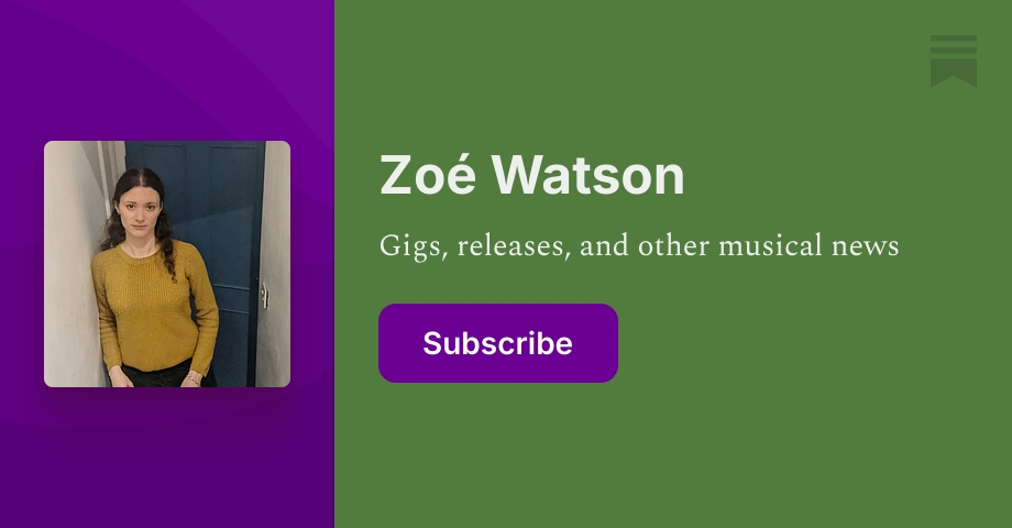 Zoé Watson | Substack