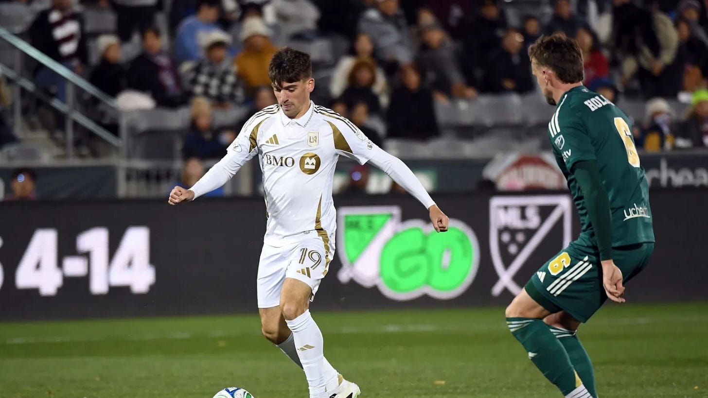 Andrew Moran scores his first goal in the MLS