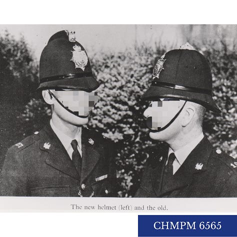 british police helmet history
