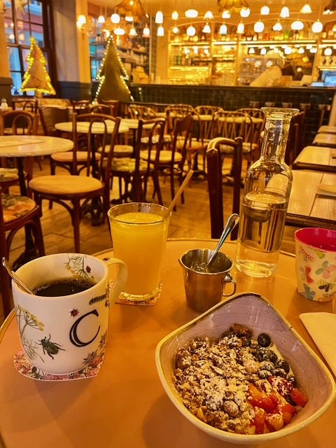 "Le Petit Déjeuner," the French breakfast