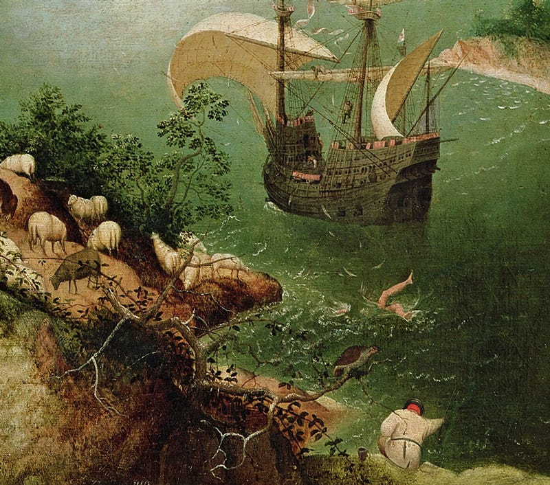 The Bruegel Masterpiece That Depicts The Strange Retelling of Icarus