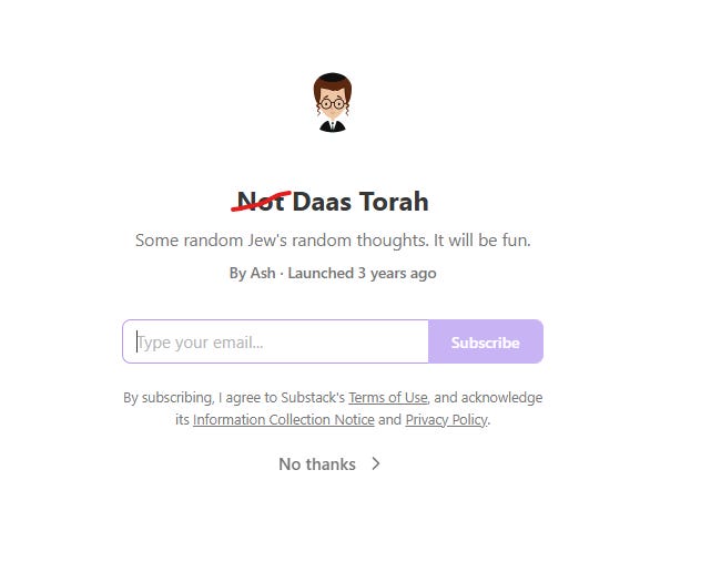 Daas Torah™: what it is and what it isn't - shulman🥨