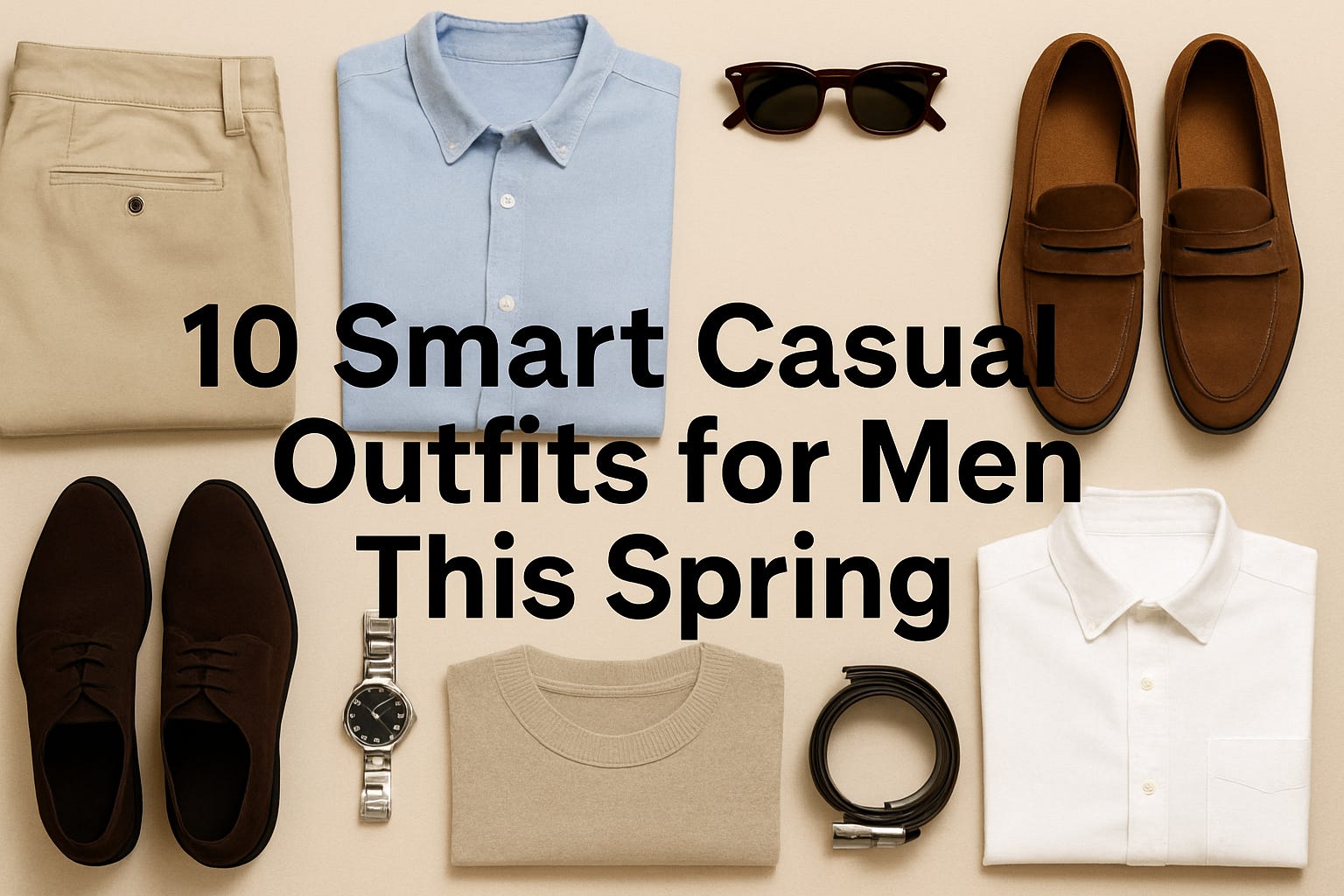 10 Smart-Casual Outfits for Men This Spring: Look Effortlessly Stylish
