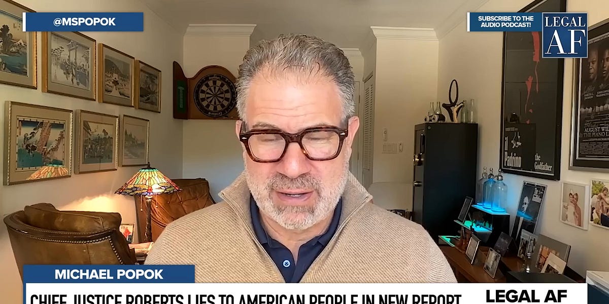 Chief Justice Roberts Files Fake Report About Courts