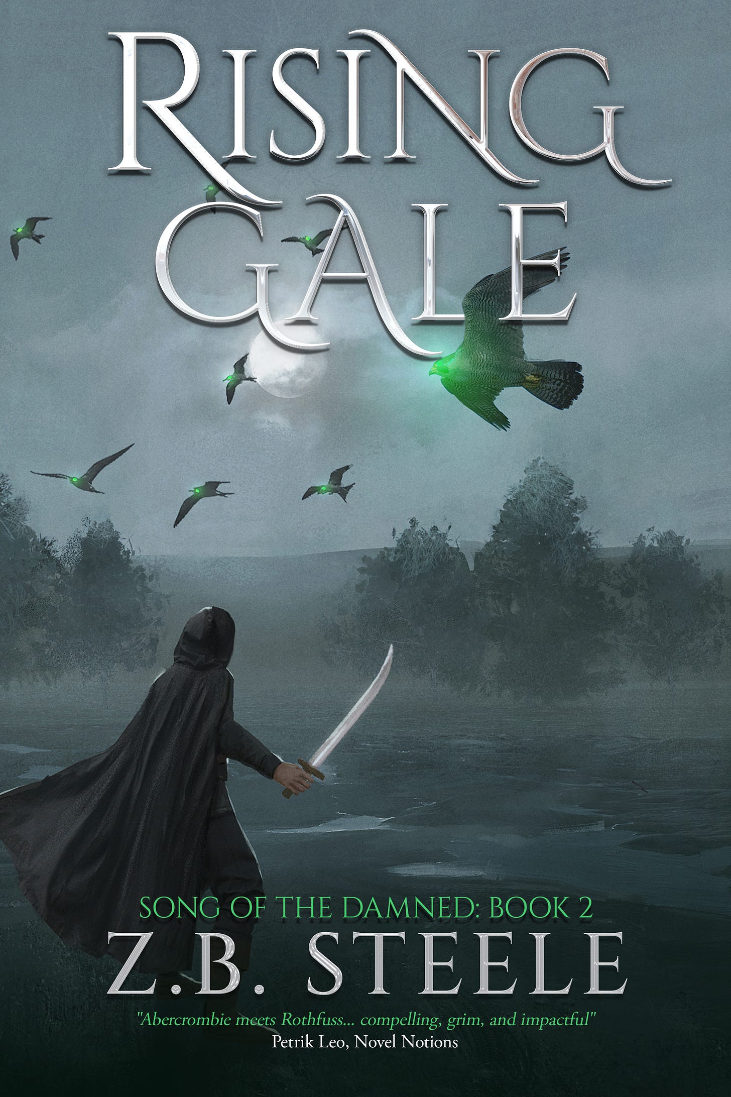 COVER REVEAL: Rising Gale (Song of the Damned #2) by ZB Steele