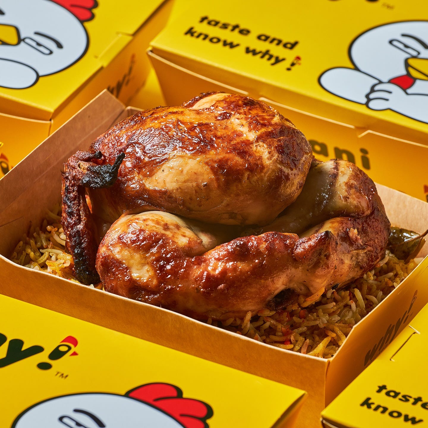 Get Biryani Rice from these Why Chicken branches for just 1 peso