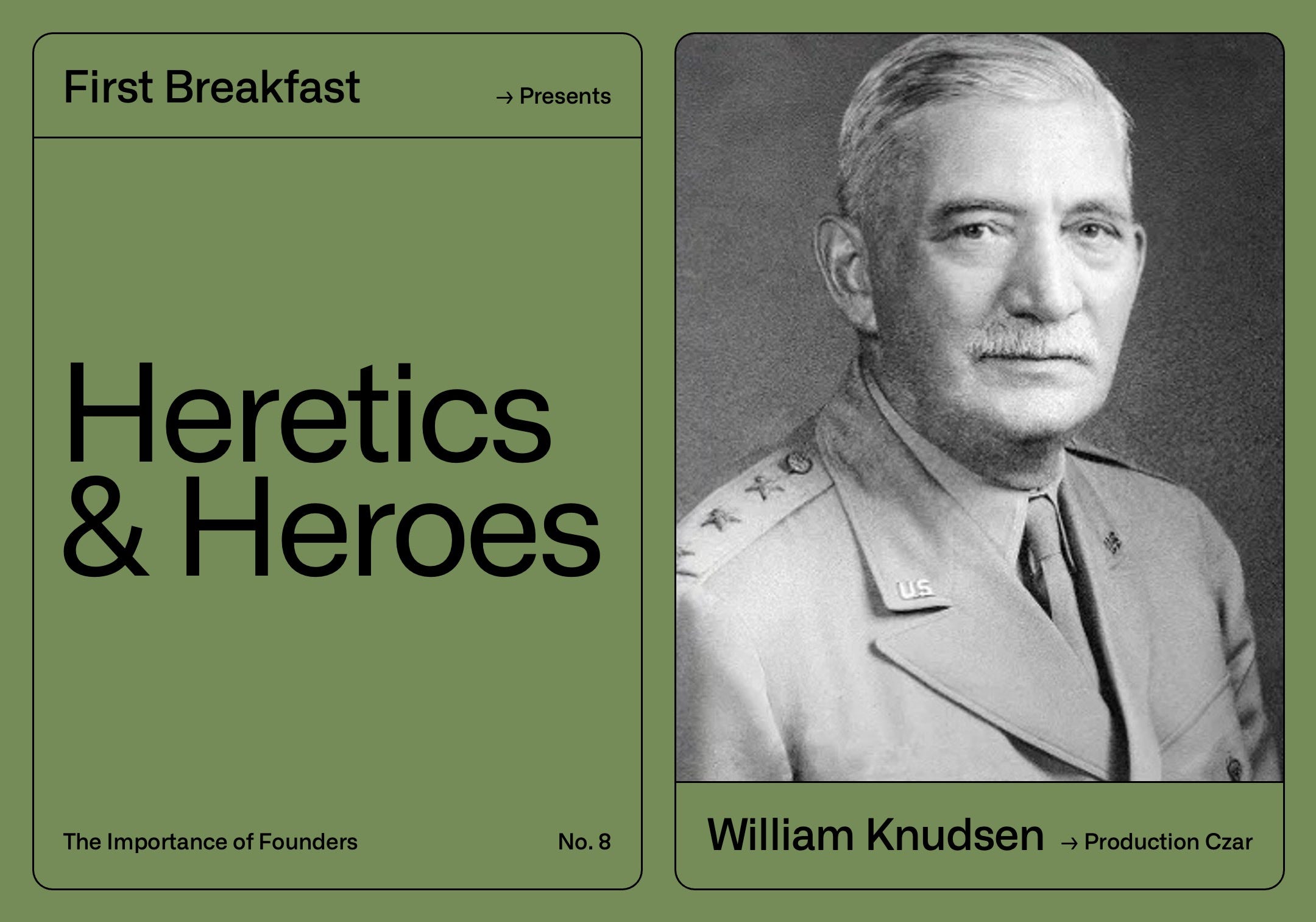 William Knudsen, Production Czar