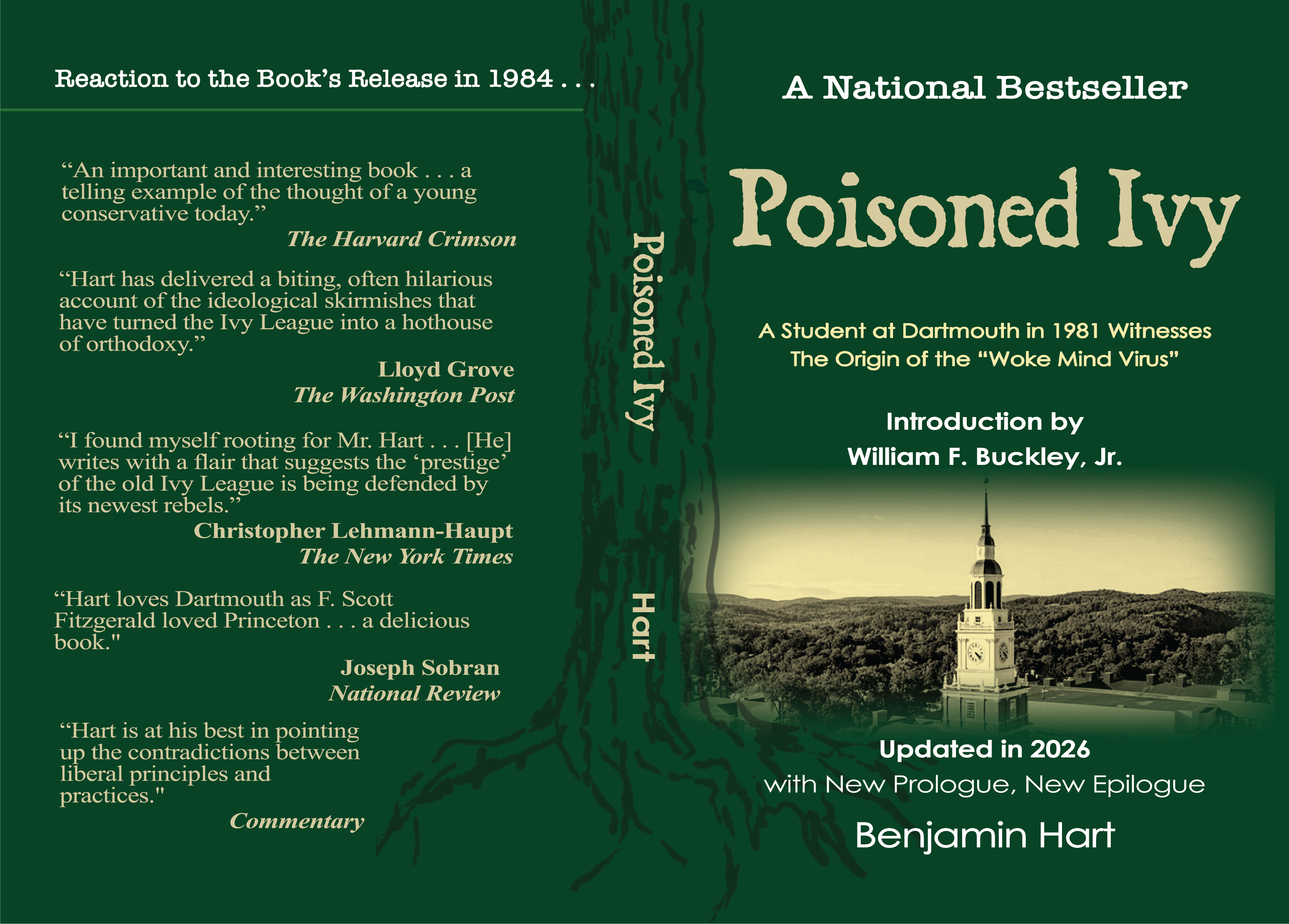 Poisoned Ivy Book – Origins of the Woke Mind Virus - Ben Hart
