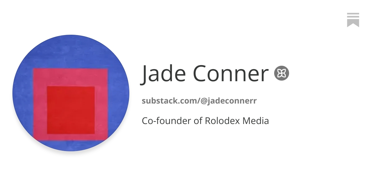 Jade Conner | Substack