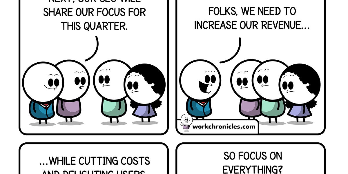 Comments - (comic) Focus area for the quarter