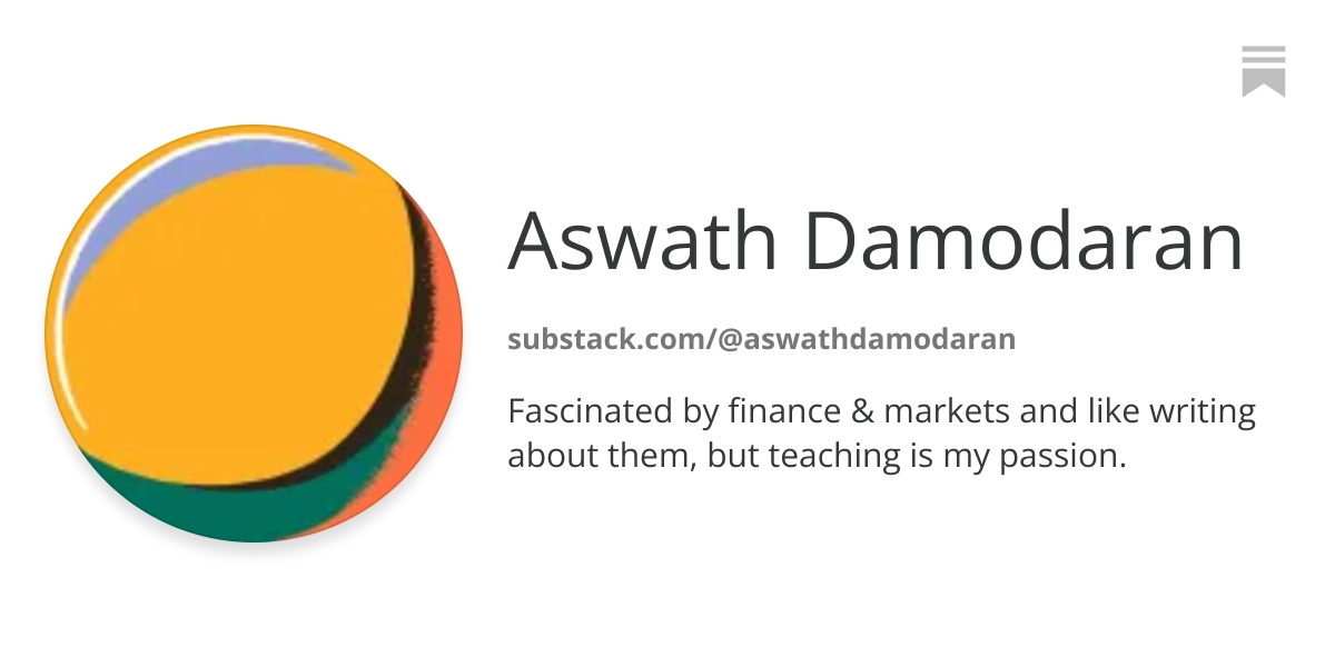 Aswath Damodaran | Substack
