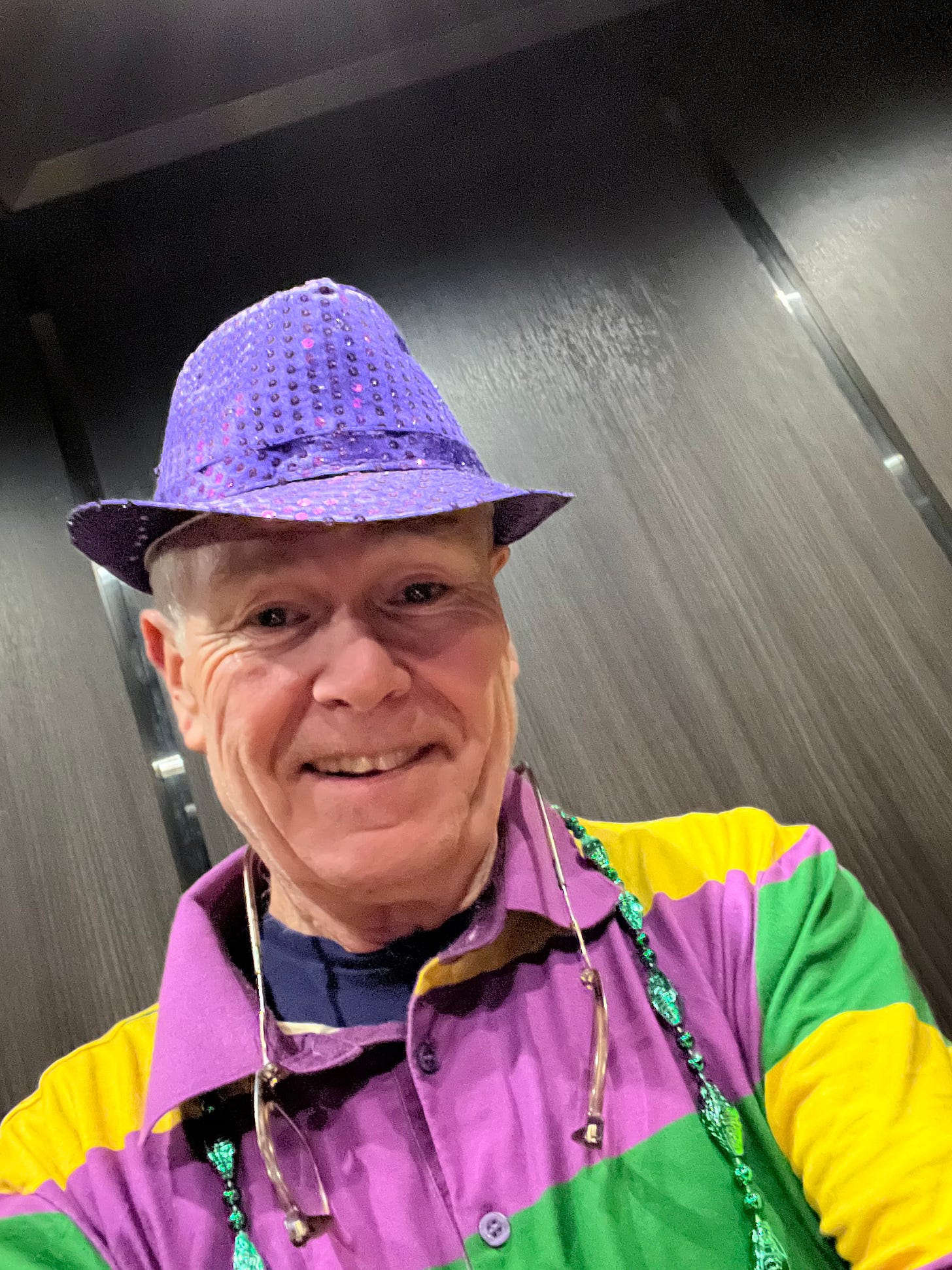 This is Mardi Gras: `Laissez les bons temps rouler!”
