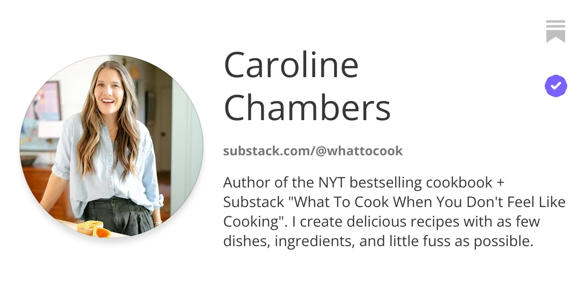 Caroline Chambers | Substack
