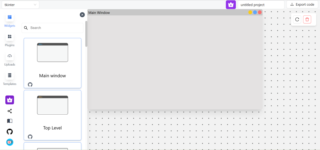 PyUIBuilder - Revolutionary Python GUI Builder - by Meng Li