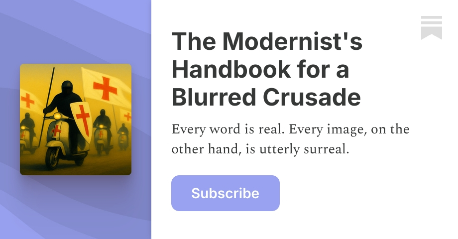 The Modernist's Handbook | Nicky Peters | Substack