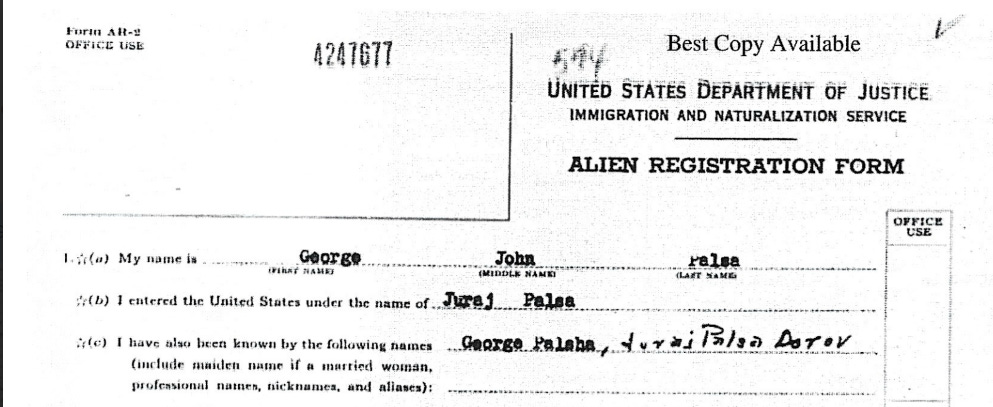 How to request your ancestor's Alien File (A-File)