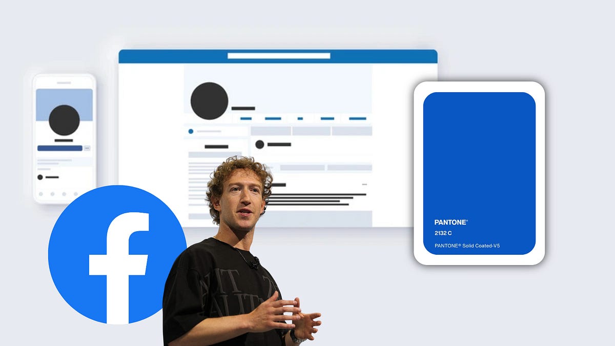 Facebook Blue History and Design - by Sasha Lavrova