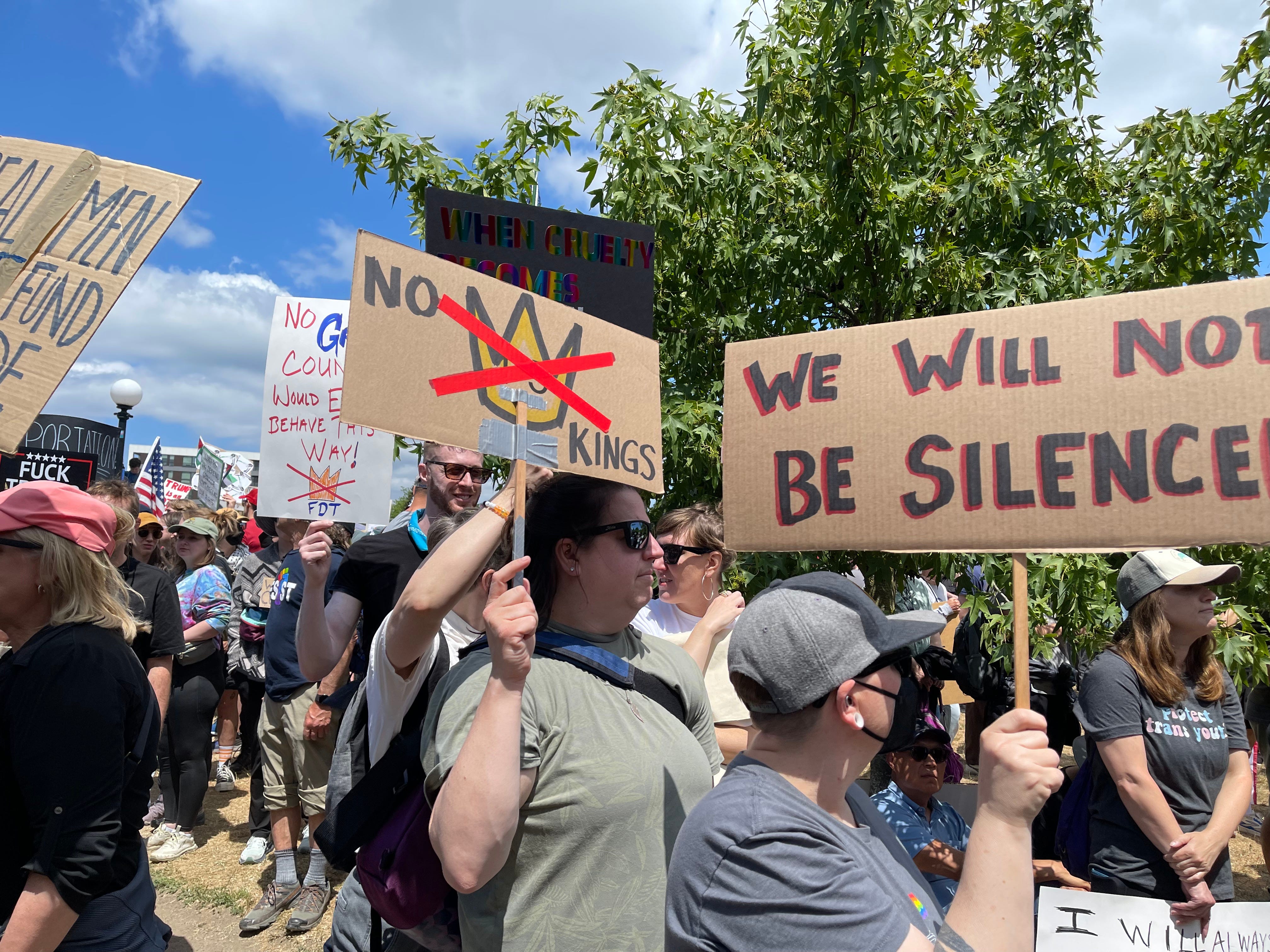 Protesters: Stay safe out there - by Donna Blankinship