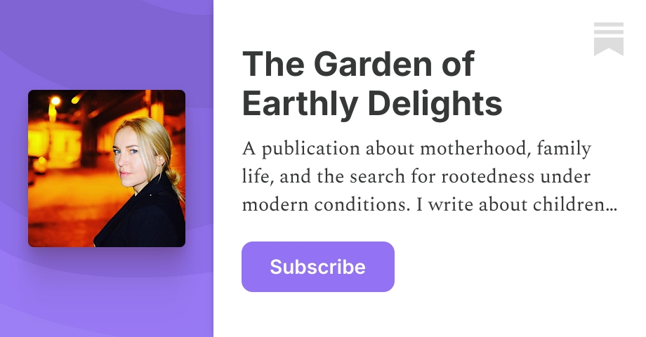The Garden of Earthly Delights | Alex Kaschuta | Substack