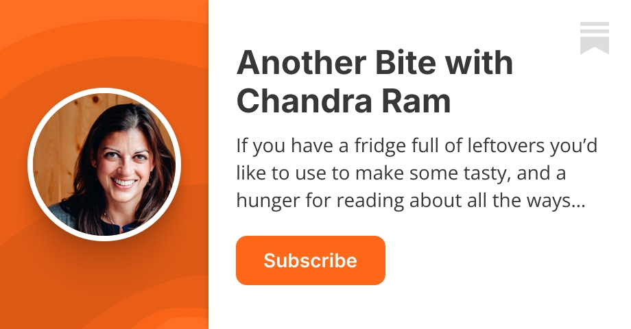 Another Bite with Chandra Ram | Substack