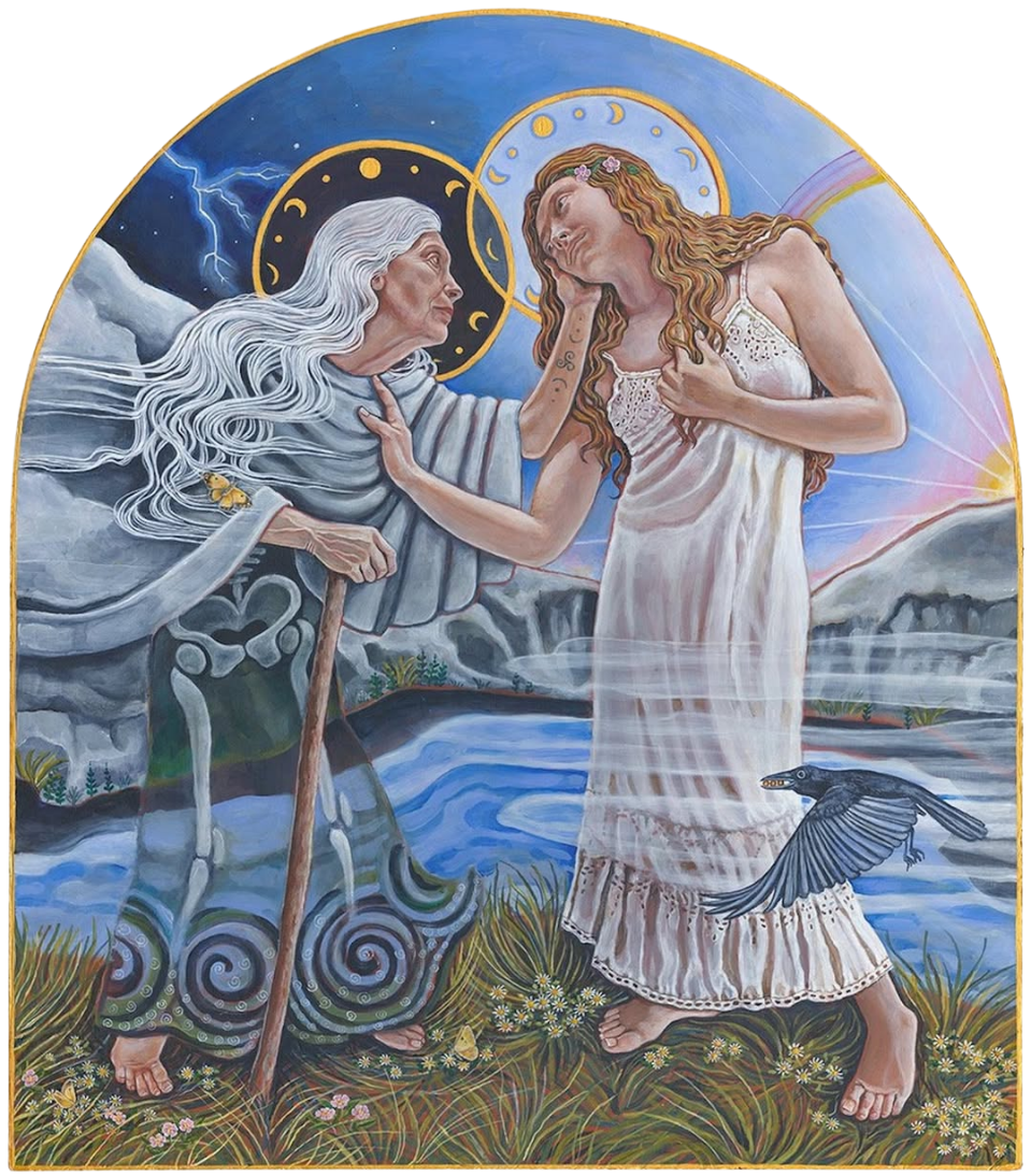 Imbolc 2026 ritual, Snow moon, Brigid and The Cailleach