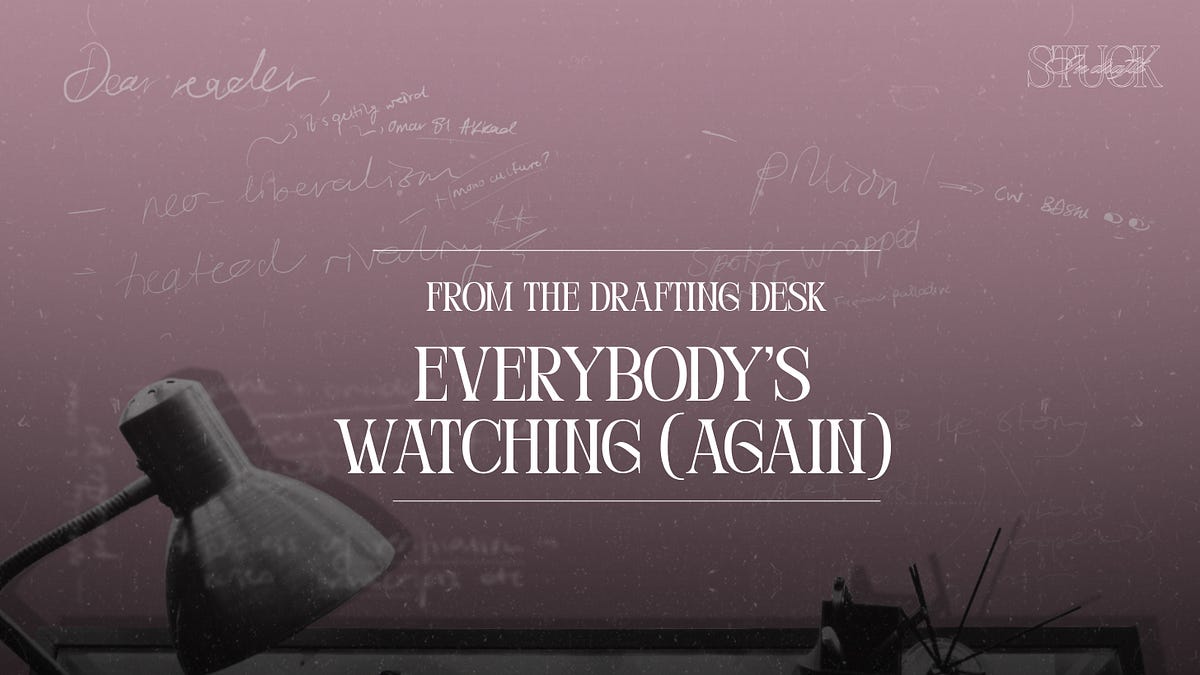 Comments - Everybody’s Watching Again - by Rufaro Chiswo