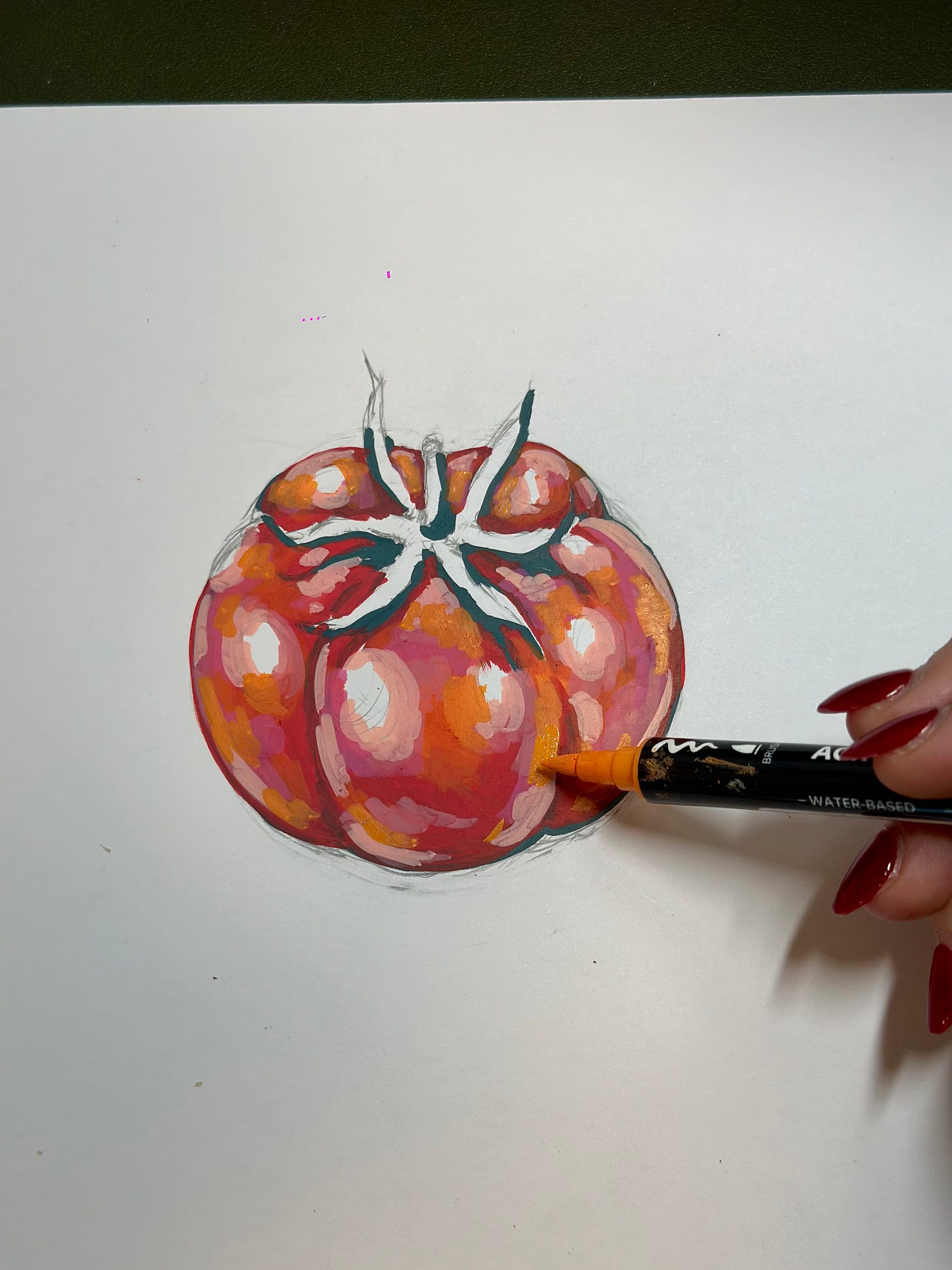 How To Draw A Tomato: Step-By-Step Guide - by Bianca Bosso