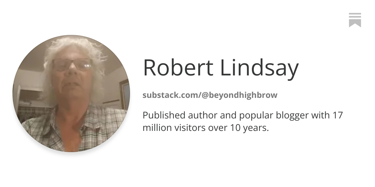 Robert Lindsay | Substack