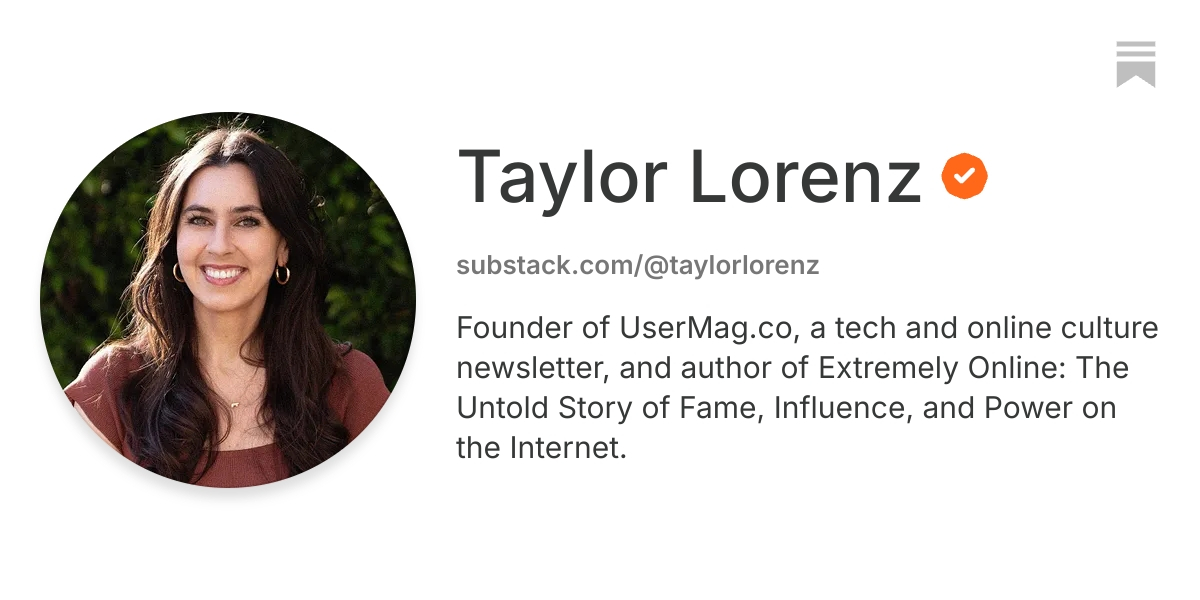 Taylor Lorenz Substack