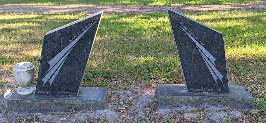 The Headstone of Bob Ross - by Botanicals, Burials, Books