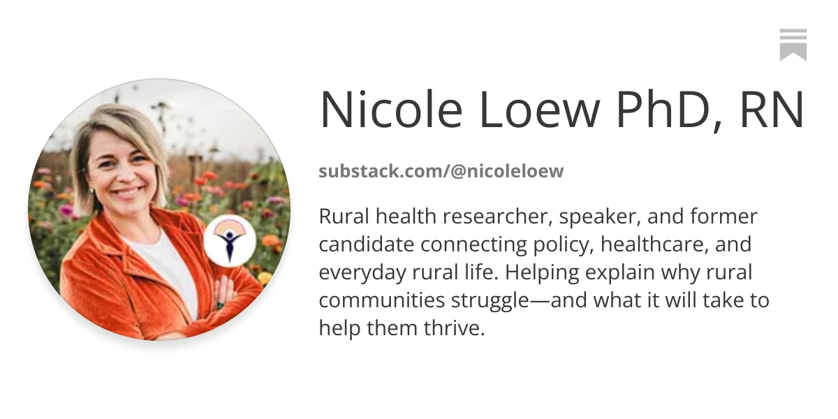 Nicole Loew PhD, RN | Substack