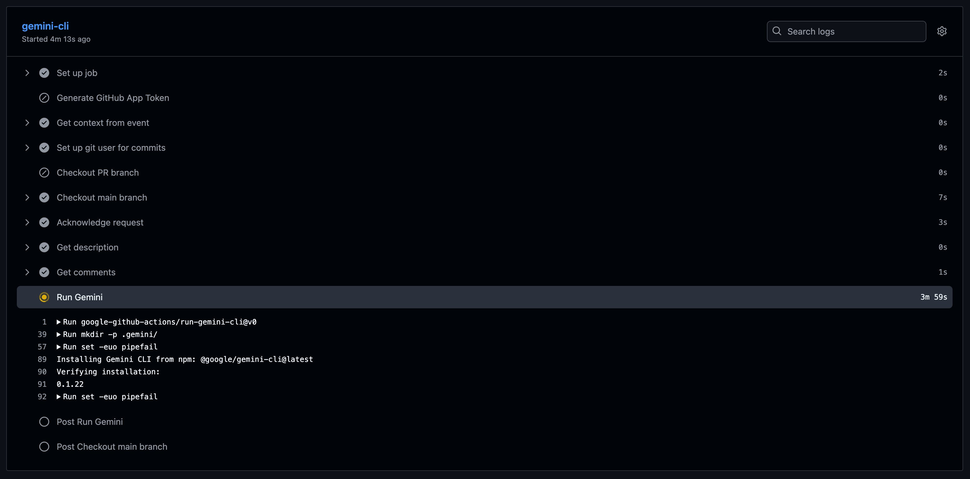 Asynchronous CLI Agents in GitHub Actions