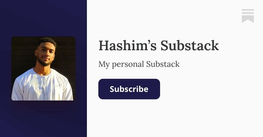 Hashim’s Substack | Hashim Tarek | Substack