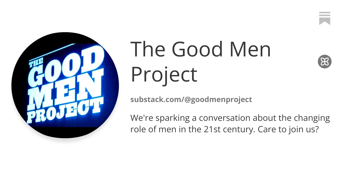 The Good Men Project | Substack