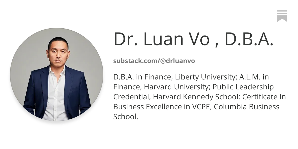 Dr. Luan Vo , D.B.A. | Substack