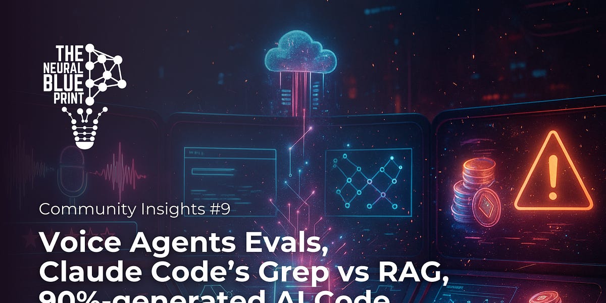 Voice Agents, Grep vs RAG, AI Code Hype, Cloud LLM Tips, and OpenAI Token Mysteries